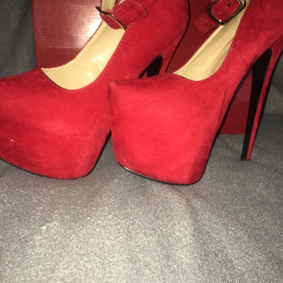 Delicacy | Shoes | Red Platform Heels | Poshmark